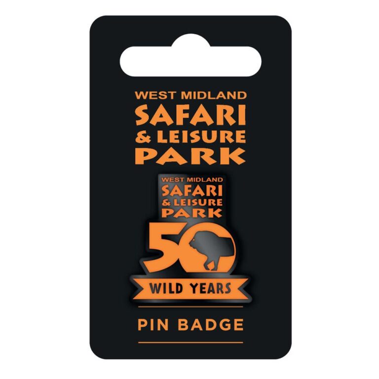 50th Anniversary Enamel Pin Badge - West Midland Safari Park